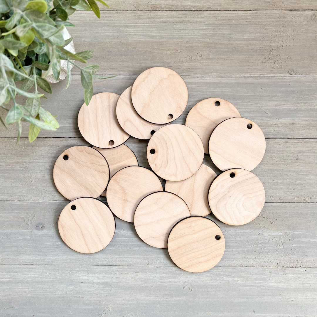 Blank Wooden Circles | Blanks for Crafting | Ornaments, Gift Tags ...