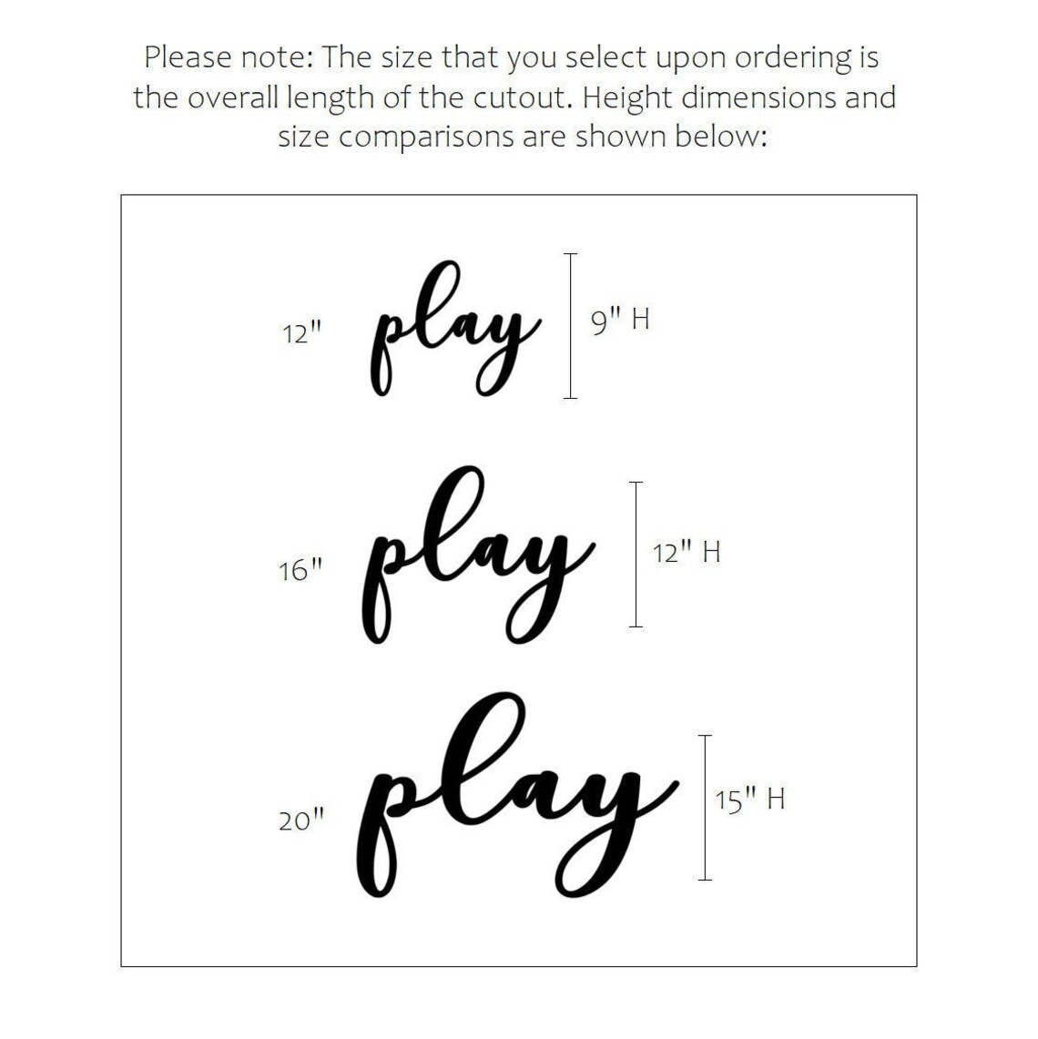 Play Cutout Laser Cut Play Playroom Decor Playroom Wall - Etsy