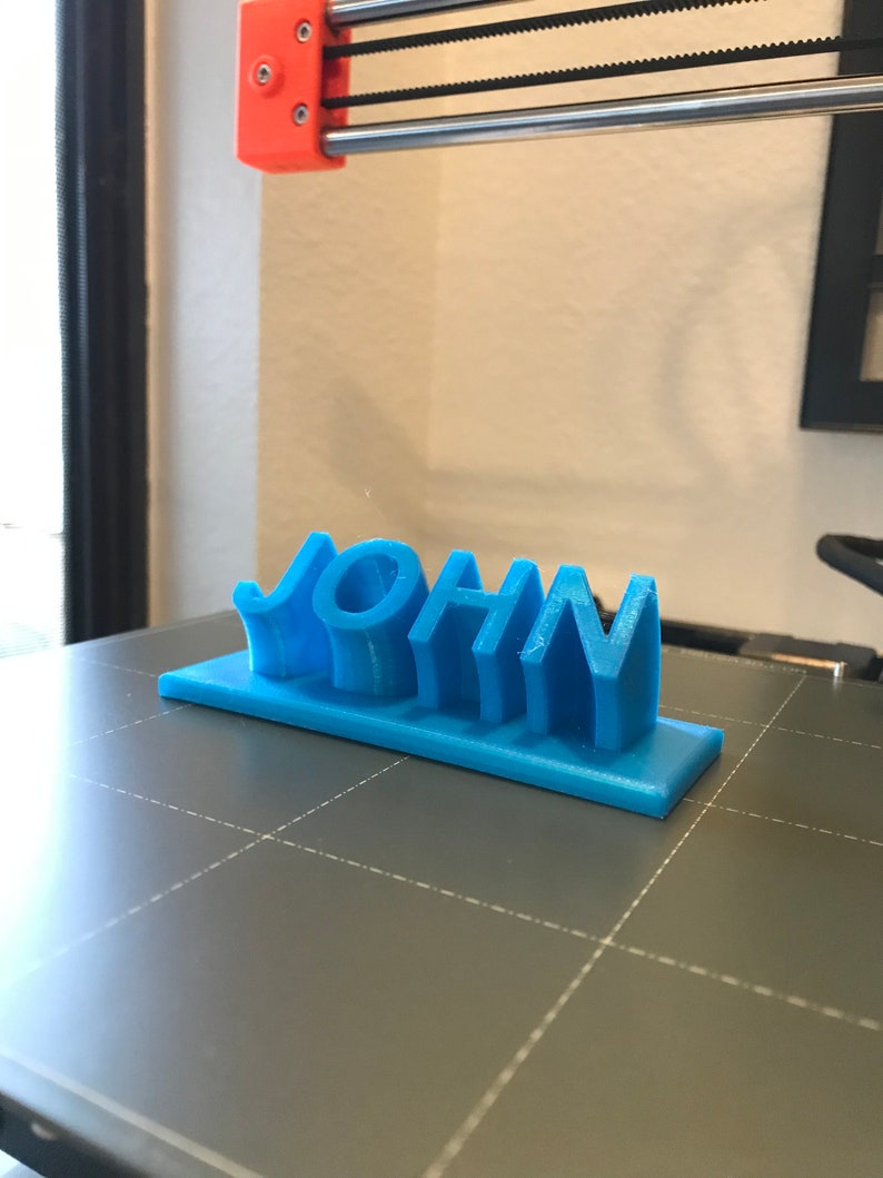 3D Printed Customizable Name Plate - Etsy