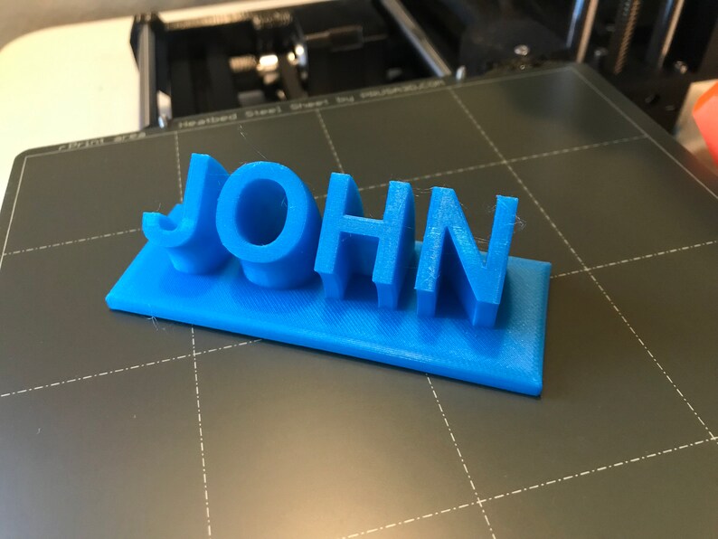3D Printed Customizable Name Plate - Etsy