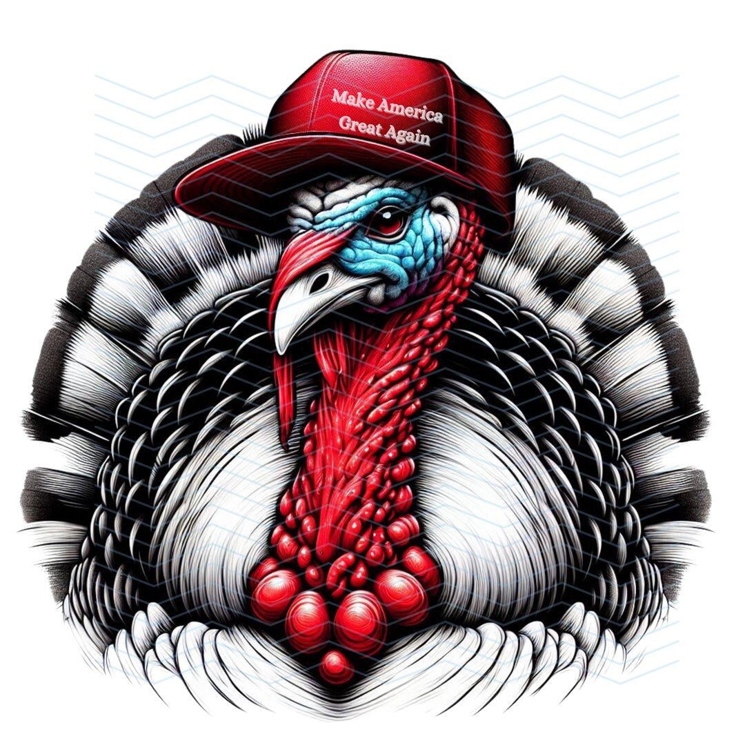 Thanksgiving Turkey Trump MAGA PNG - Etsy