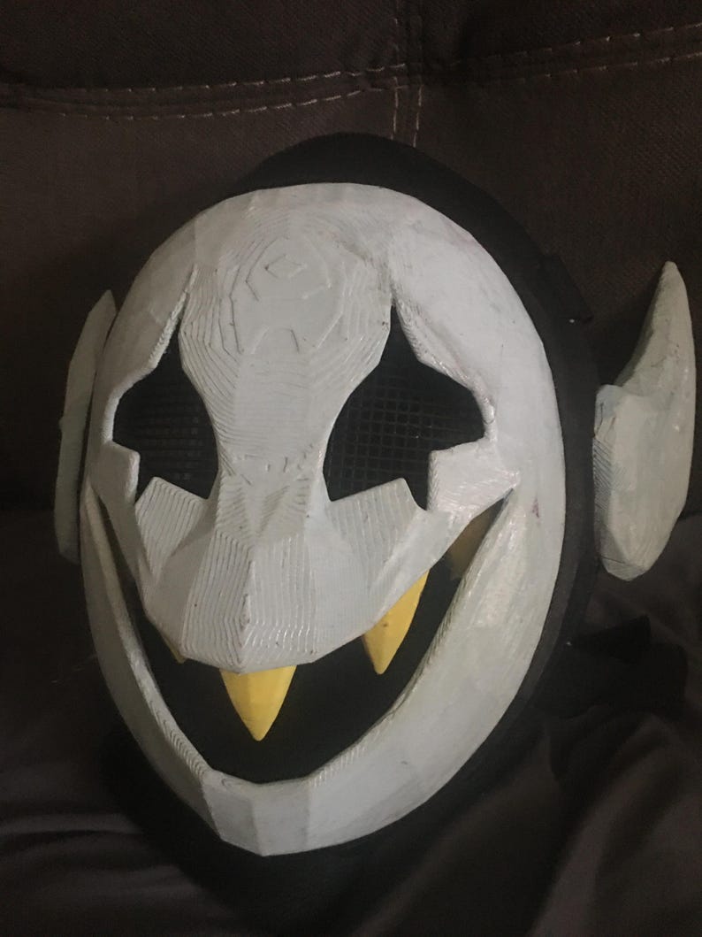 Custom Deltarune Hand Painted Jevil Jester Costume Mask Great for ...