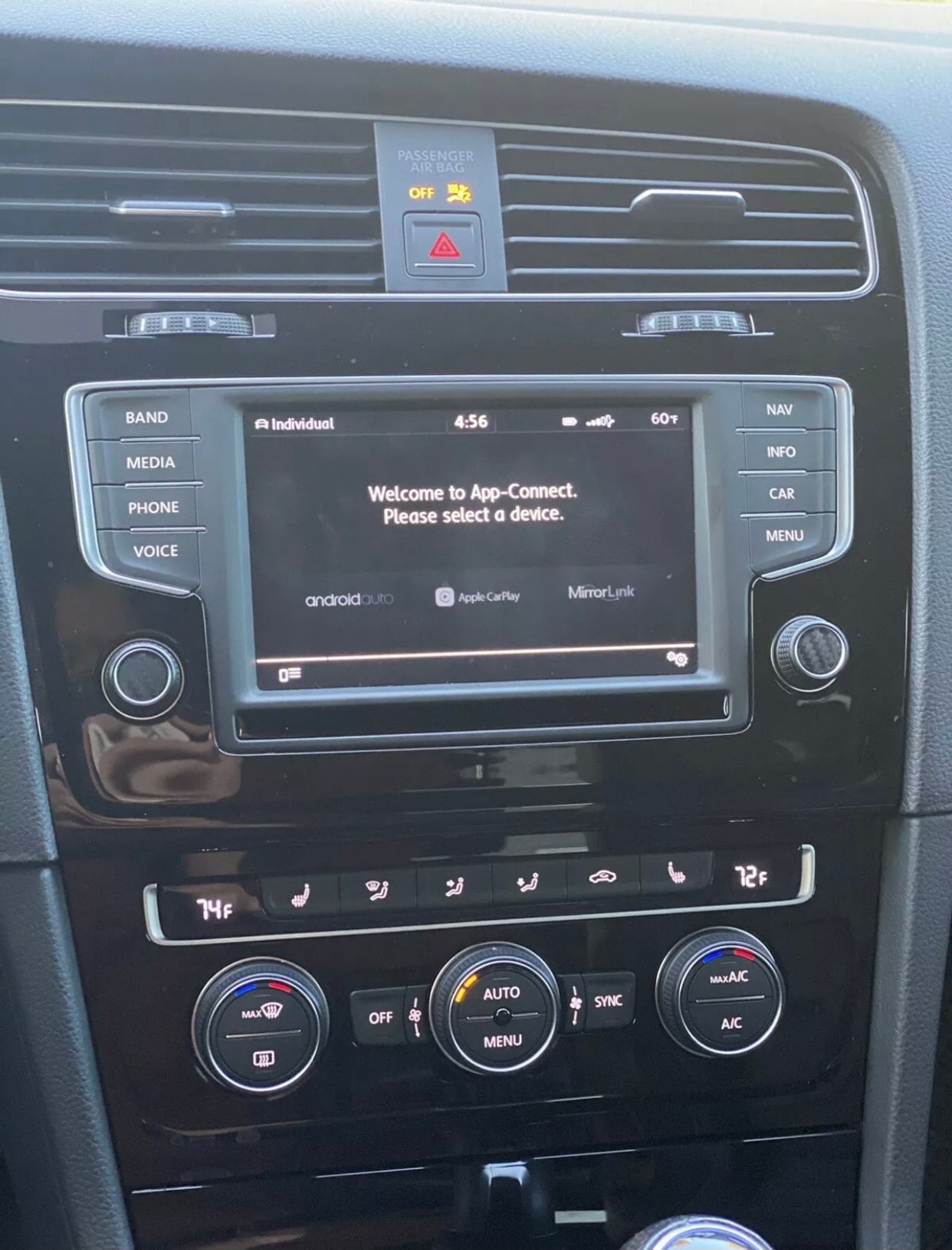 VW Golf MK7 GTI 3M 1080 Carbon Fiber Head Unit Power Button - Etsy Canada