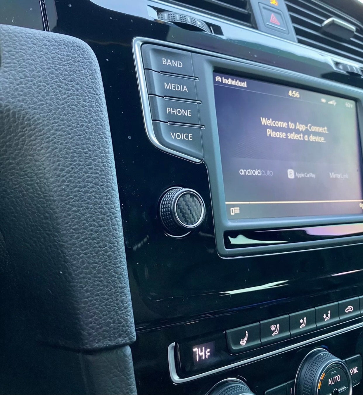 VW Golf MK7 GTI 3M 1080 Carbon Fiber Head Unit Power Button - Etsy Canada