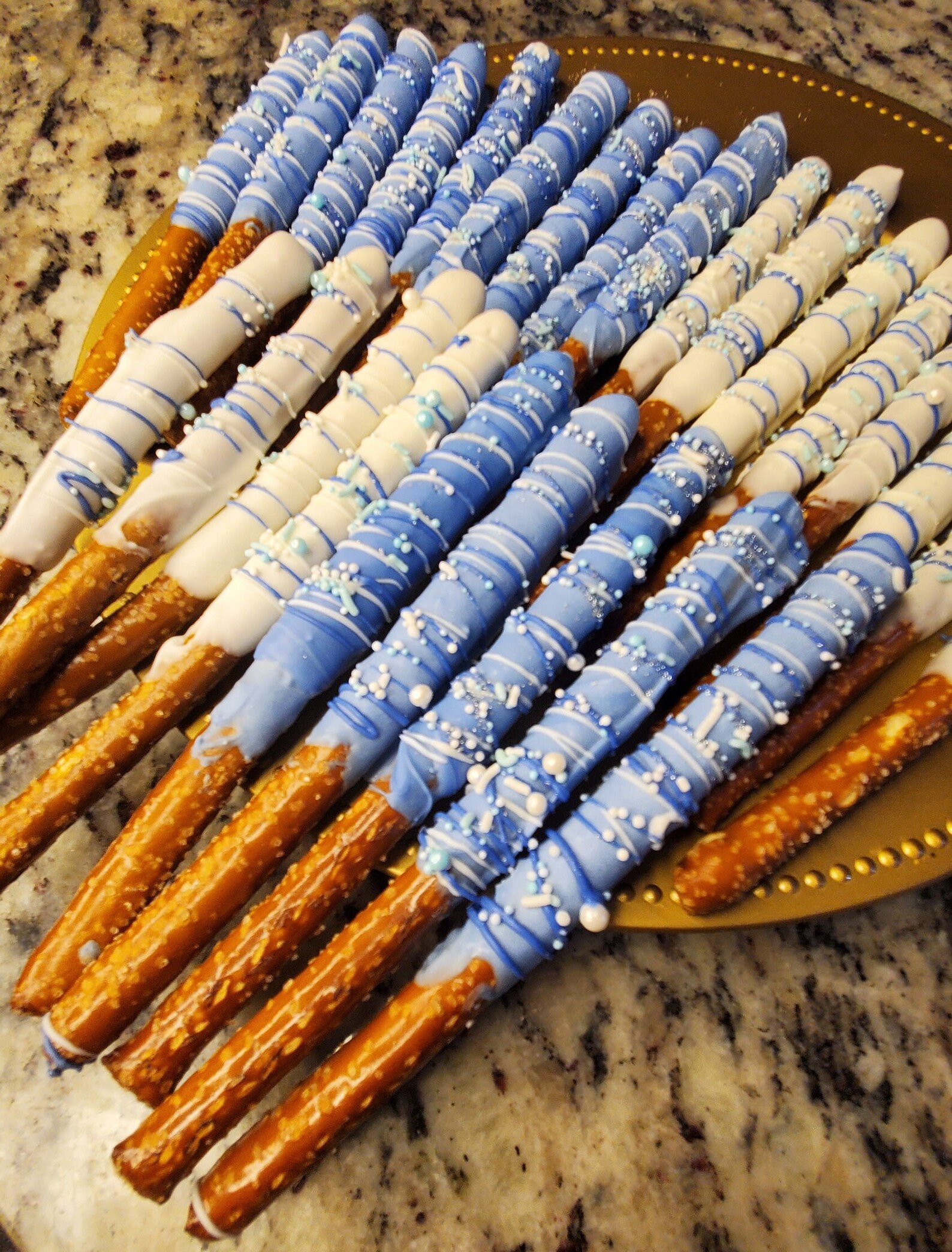 Chocolate Covered Pretzels Baby Shower and Birthday Desserts Gourmet ...