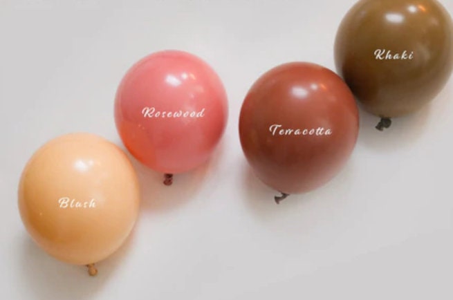 Boho MATTE Balloons, Quality Matte Birthday Party Balloons, Bridal ...