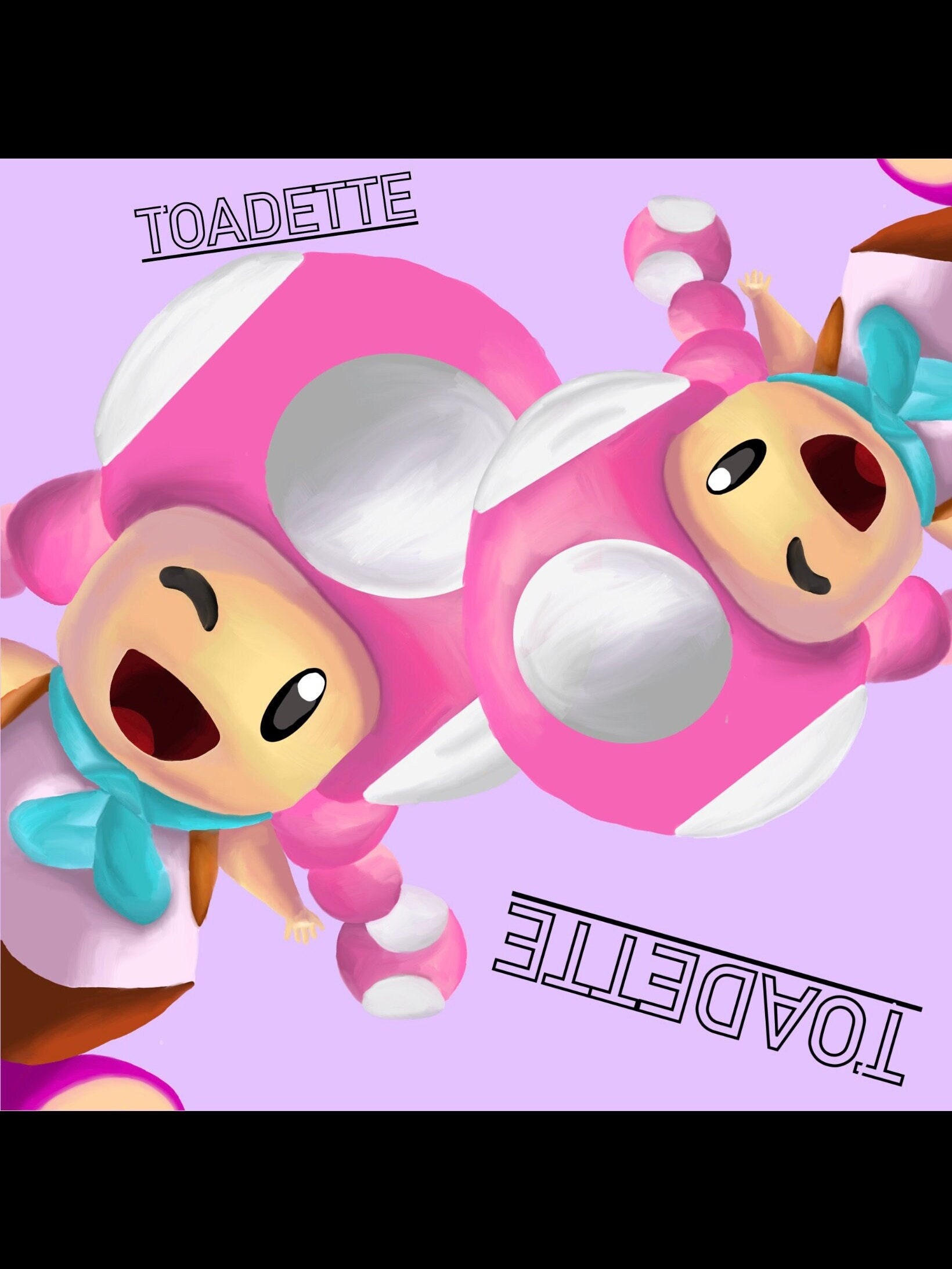 Toadette Drawing 8.5x11 - Etsy
