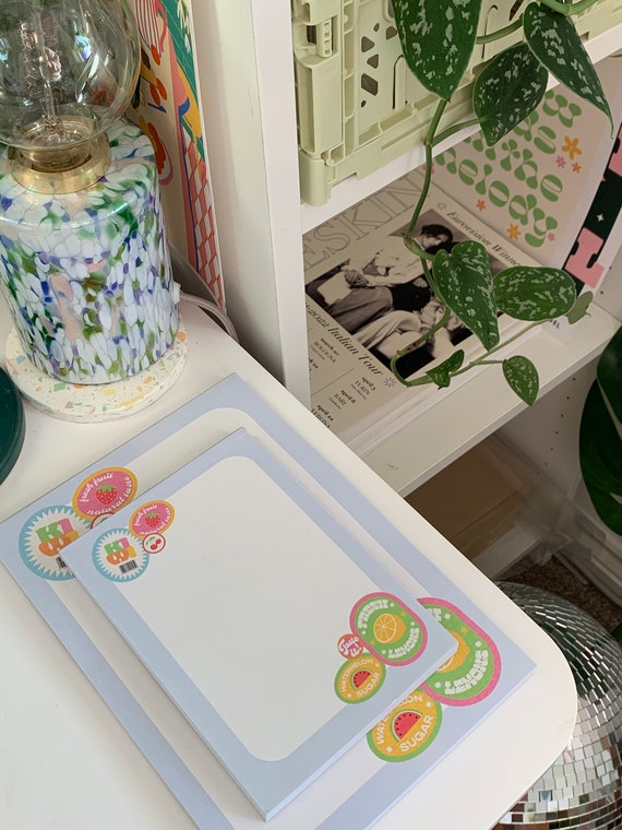 Stationery Fruit Stickers Notepad Paper etna.com.pe