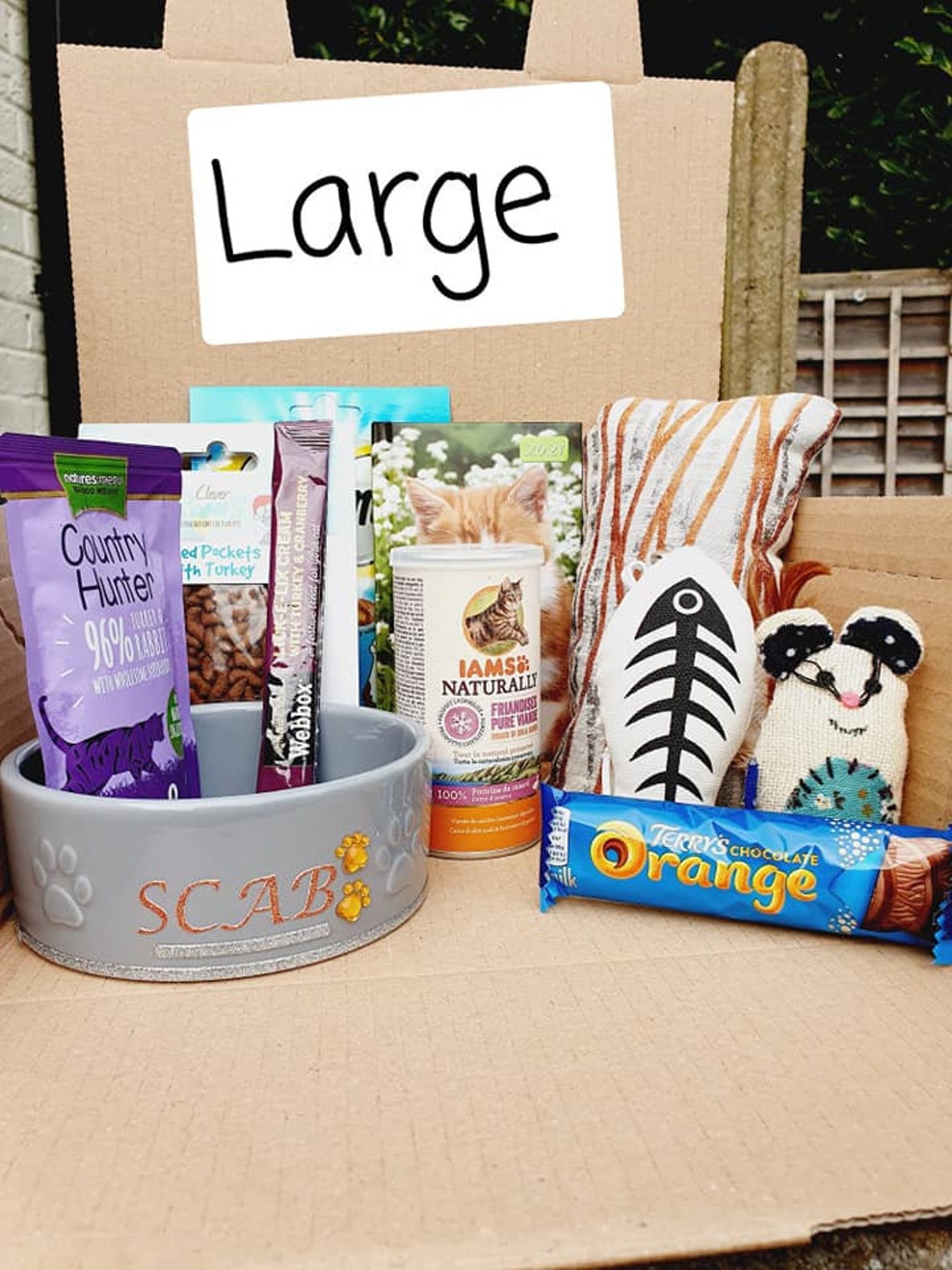 Personalised Cat Box Large - Etsy