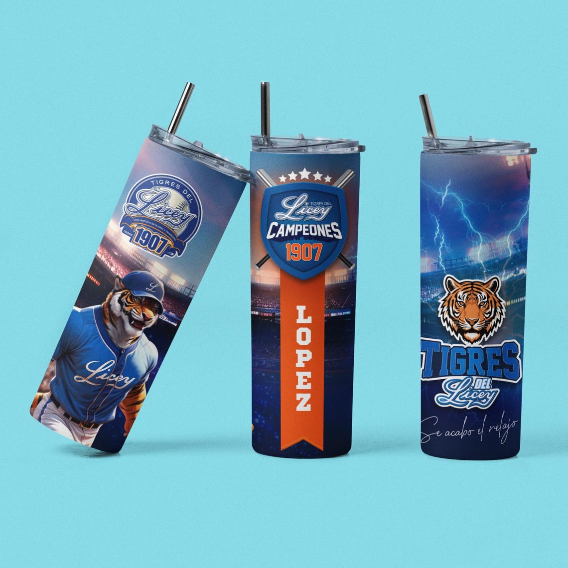 Tigres Del Licey Tumbler: Personalized Baseball Gift - Etsy