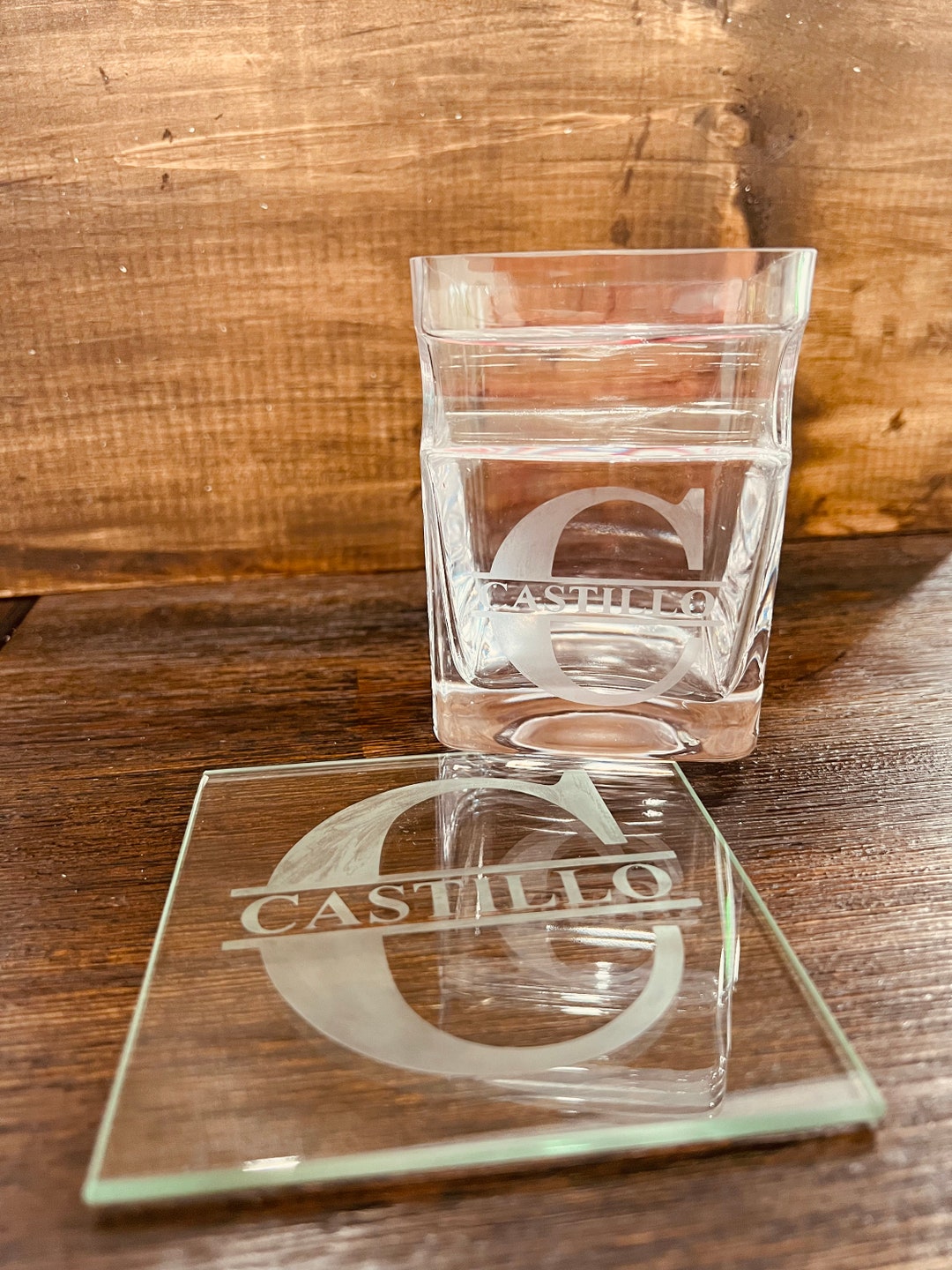 Personalized Cigar Gifts - Engraved Cigar Holder Whiskey Cup and Glass ...