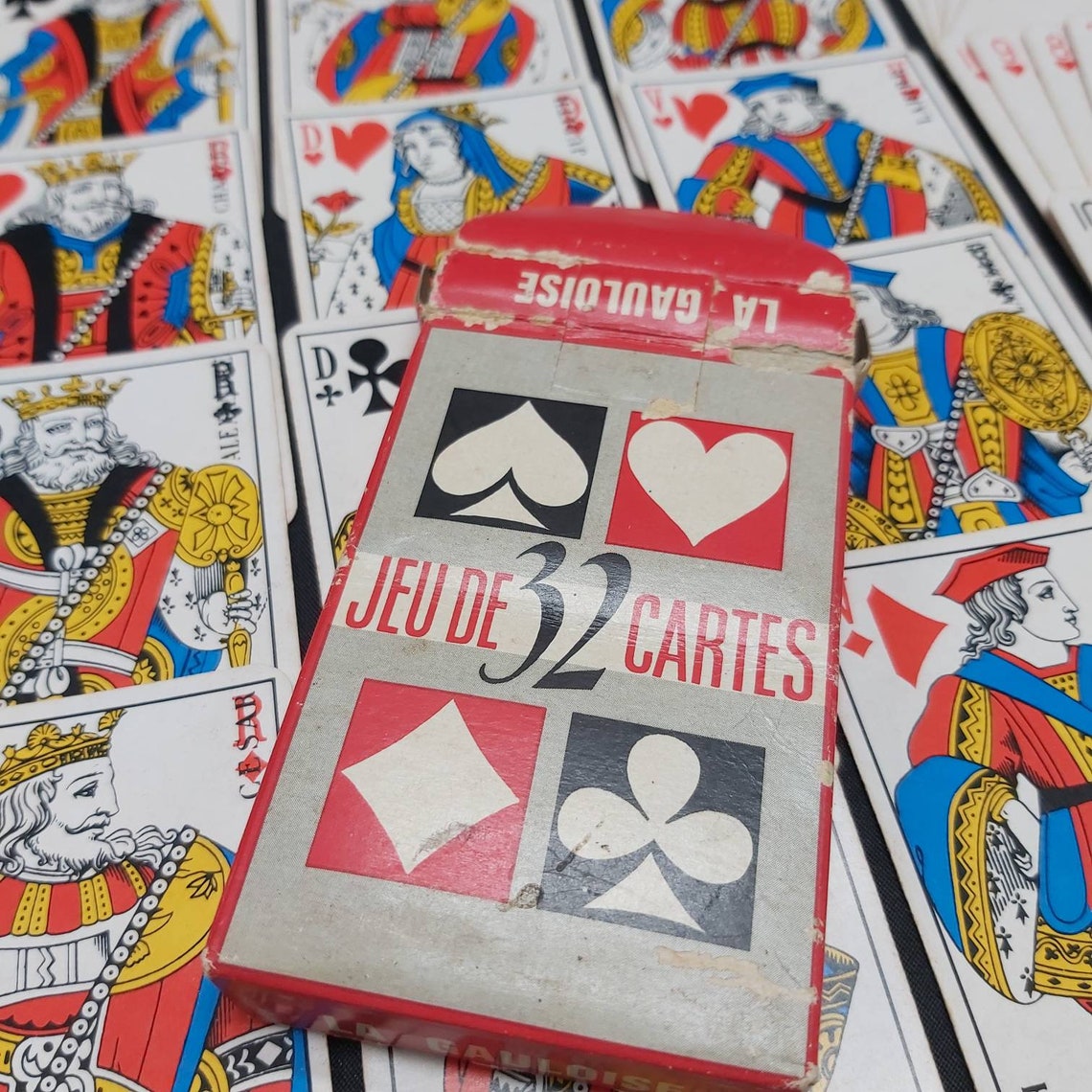 Vintage French Complete Piquet Card Deck Playing Cards | Etsy