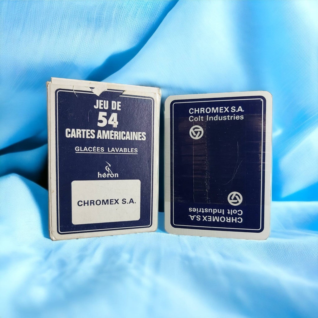 Vintage 54 Playing Card Deck, Promotional Deck, Heron, Jue De 54 Cartes ...