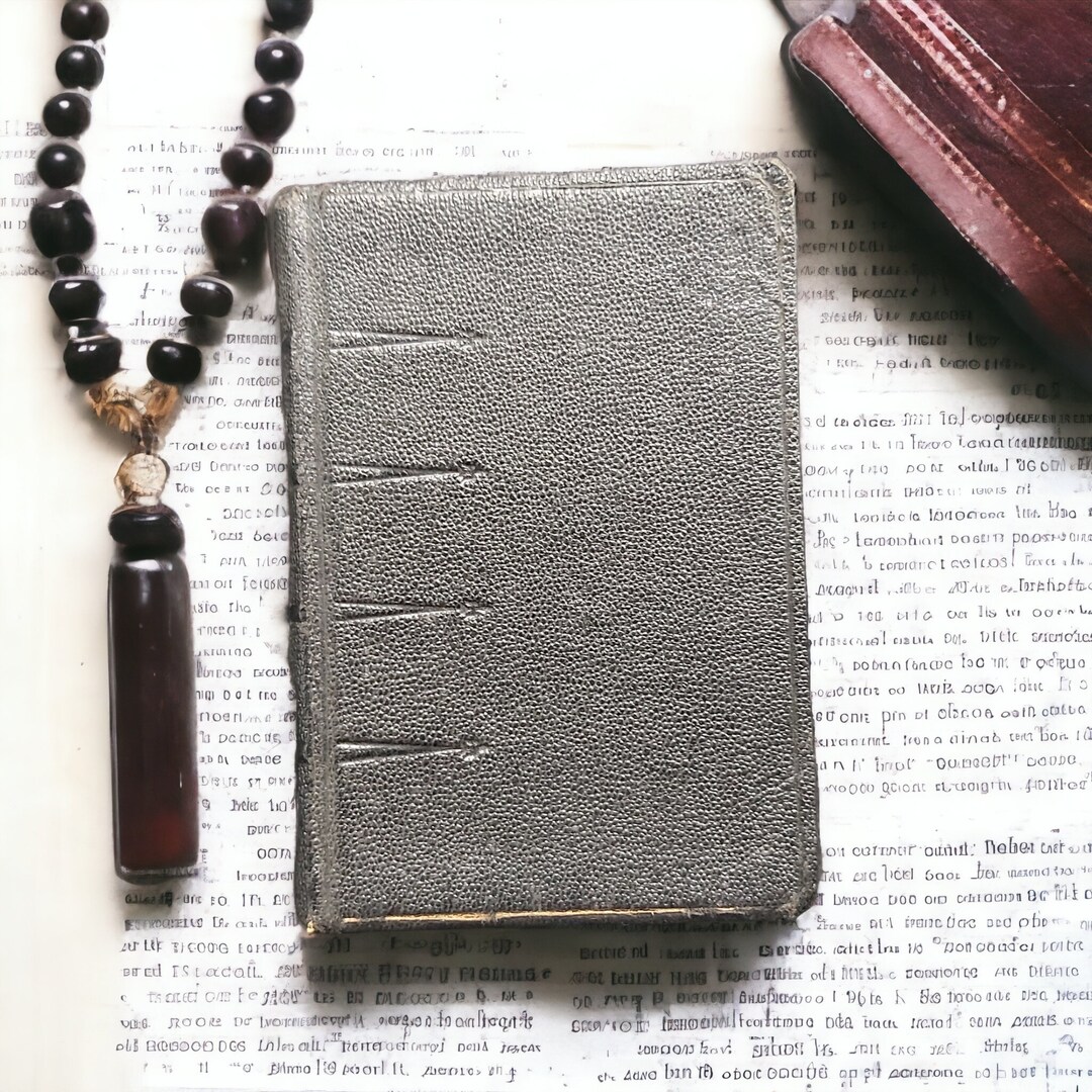 Antique French Prayer Book, Introduction a La Vie Devote, Embossed ...