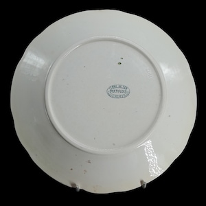 Antique French Imperiale & Royale Nimy Ironstone Flat Plate Multiflore ...