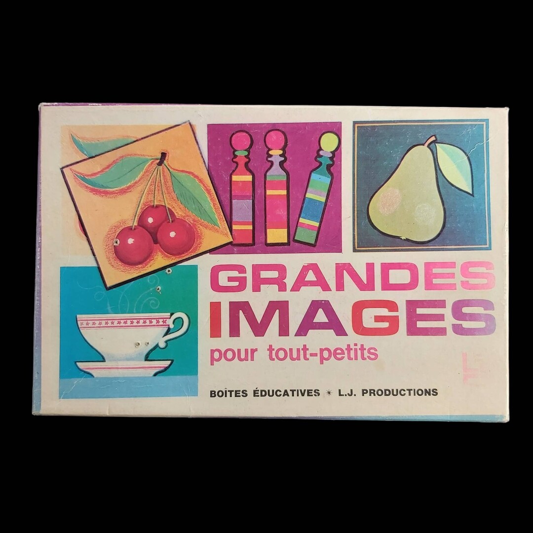 Vintage French Loto Game From 1969 - Grandes Images Pour Tout Petits ...