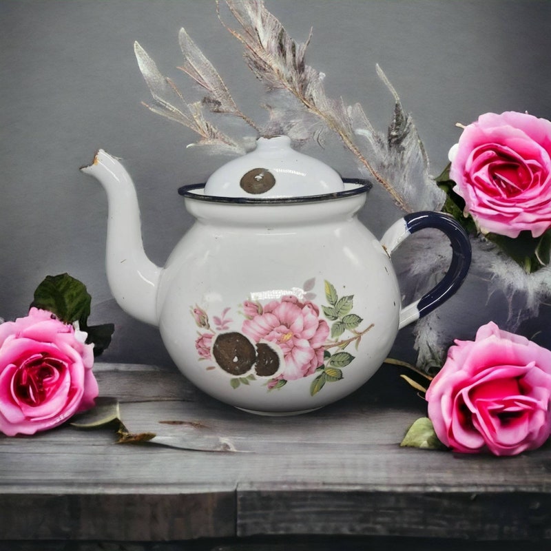 Enamel Teapot - Etsy Ireland
