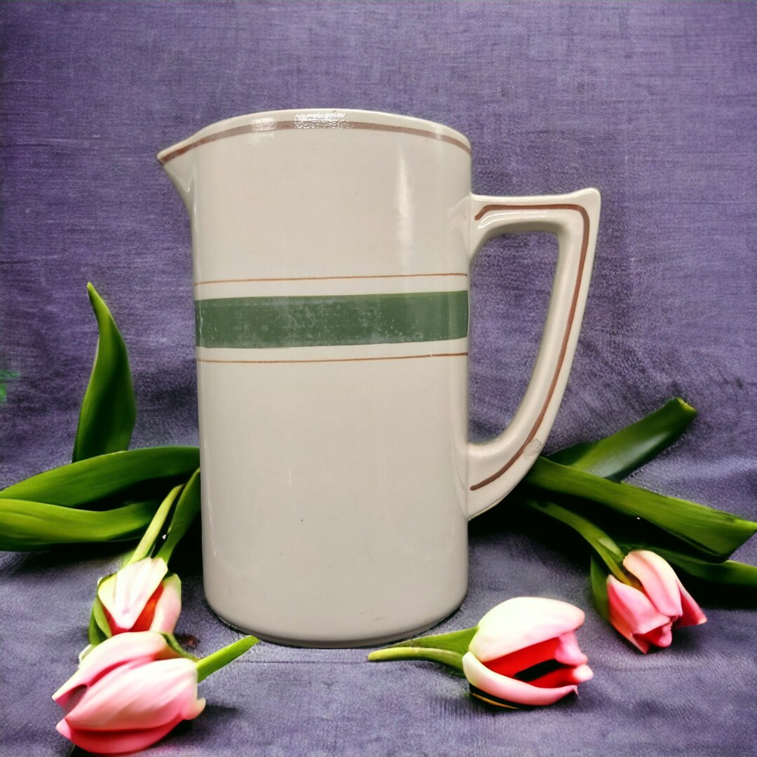 Large Antique French Wash Jug | French Farmhouse Home Decor | Cottage ...