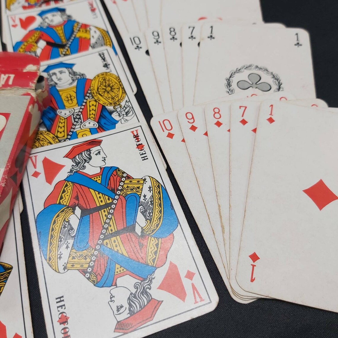 Vintage French Complete Piquet Card Deck Playing Cards | Etsy