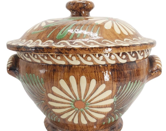 Vintage French Country Handmade Alsatian Alsace France Pottery Large ...