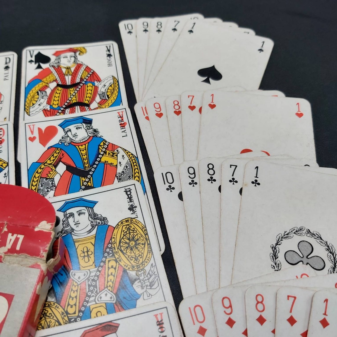 Vintage French Complete Piquet Card Deck Playing Cards | Etsy