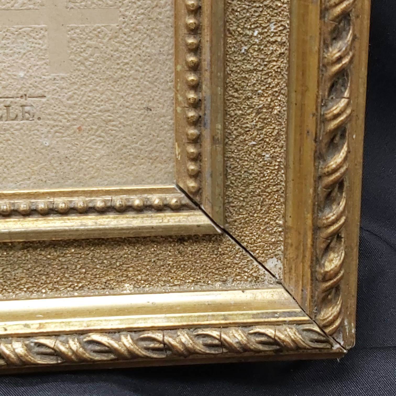 Antique Wooden Gold Frame Picture Frame With Portrait of a - Etsy
