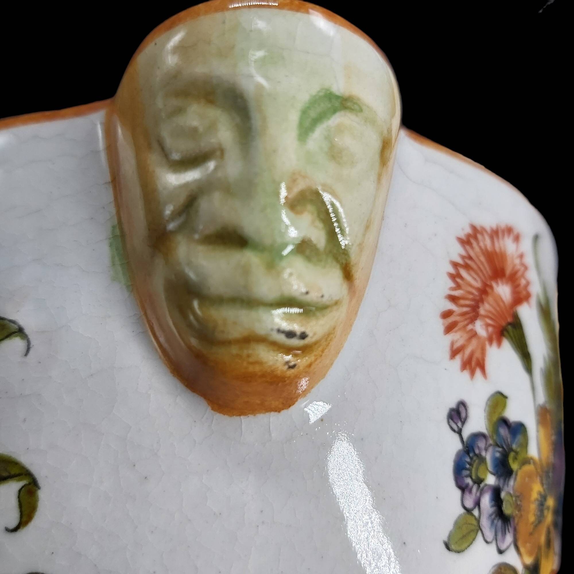 French Heavy Vintage Ceramic Mortar and Pestle Bright Floral - Etsy