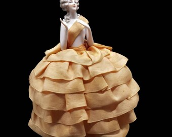 Porcelain Half Doll - Etsy