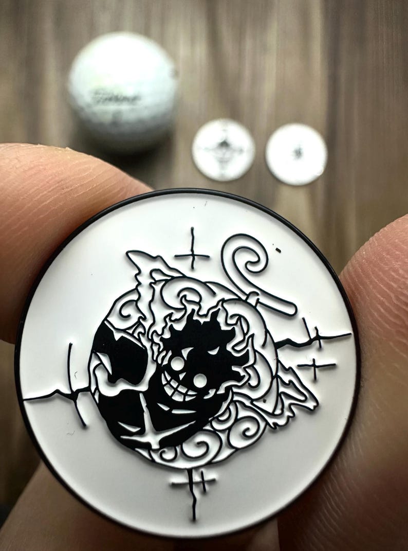 Premium Golf Ball Marker: Luffy Gear Five [gift for Men / Christmas ...