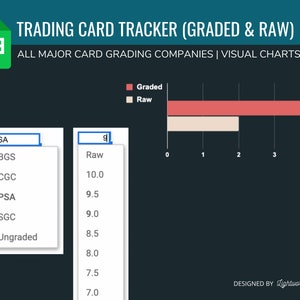 2025 Trading Card Spreadsheet Tracker | Graded Card Inventory | BGS ...