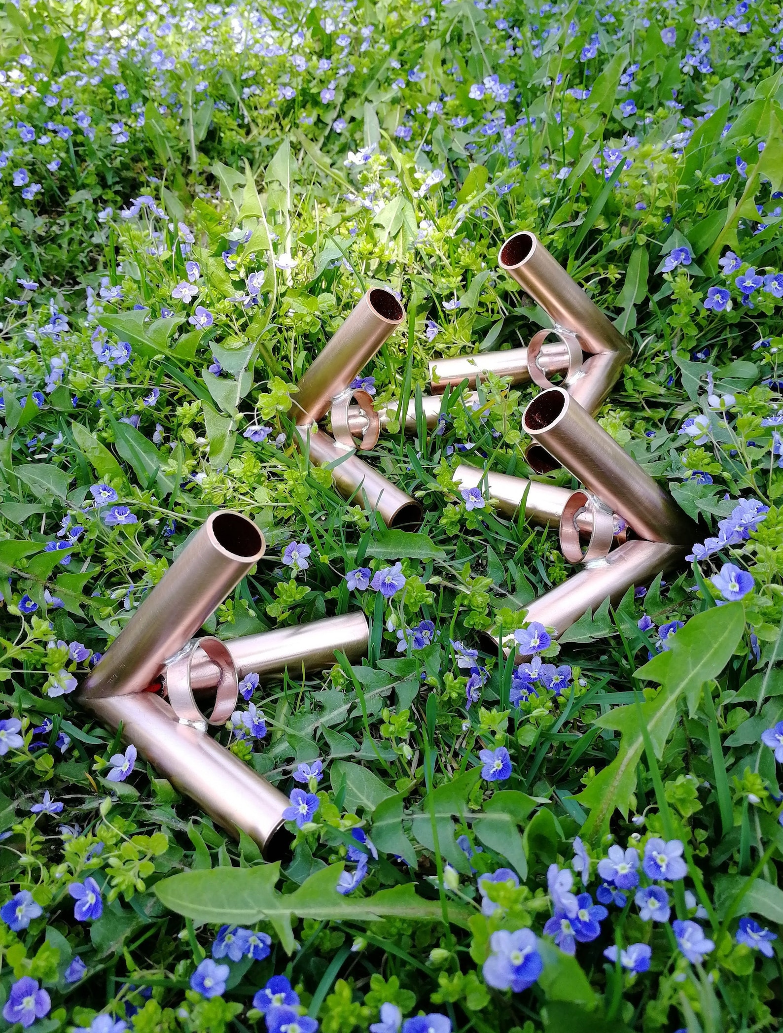 Three Sided Copper Pyramid Connector Kit / Fits 15mm (or 1/2'') Copper ...