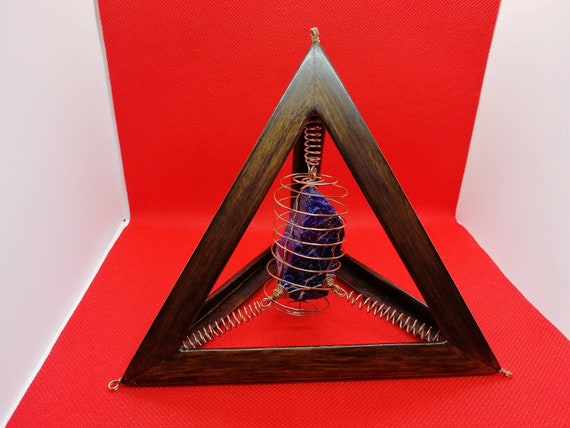 Three Sided Pyramid With Sodalite large | Etsy