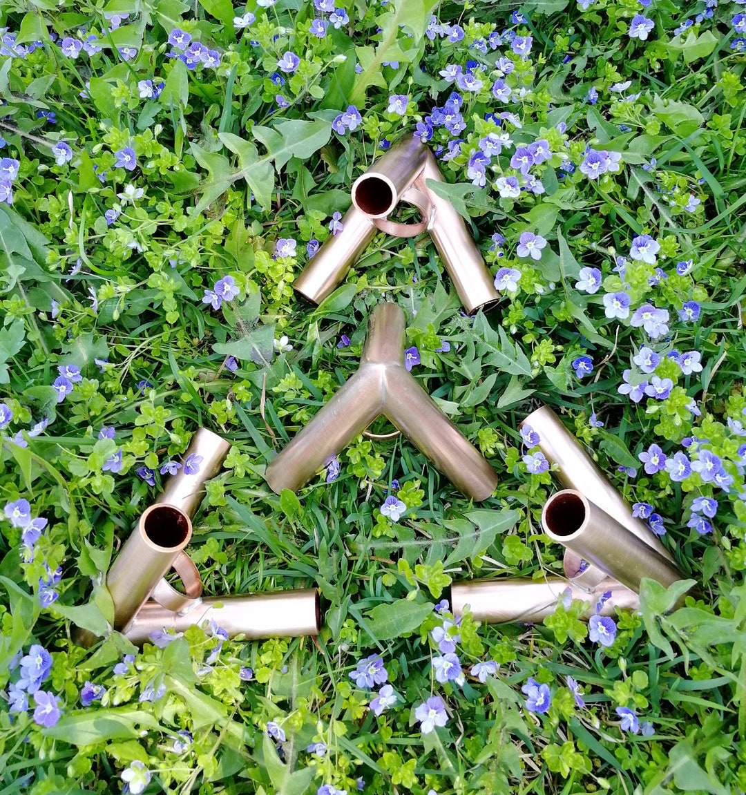 Three Sided Copper Pyramid Connector Kit / Fits 15mm (or 1/2'') Copper ...