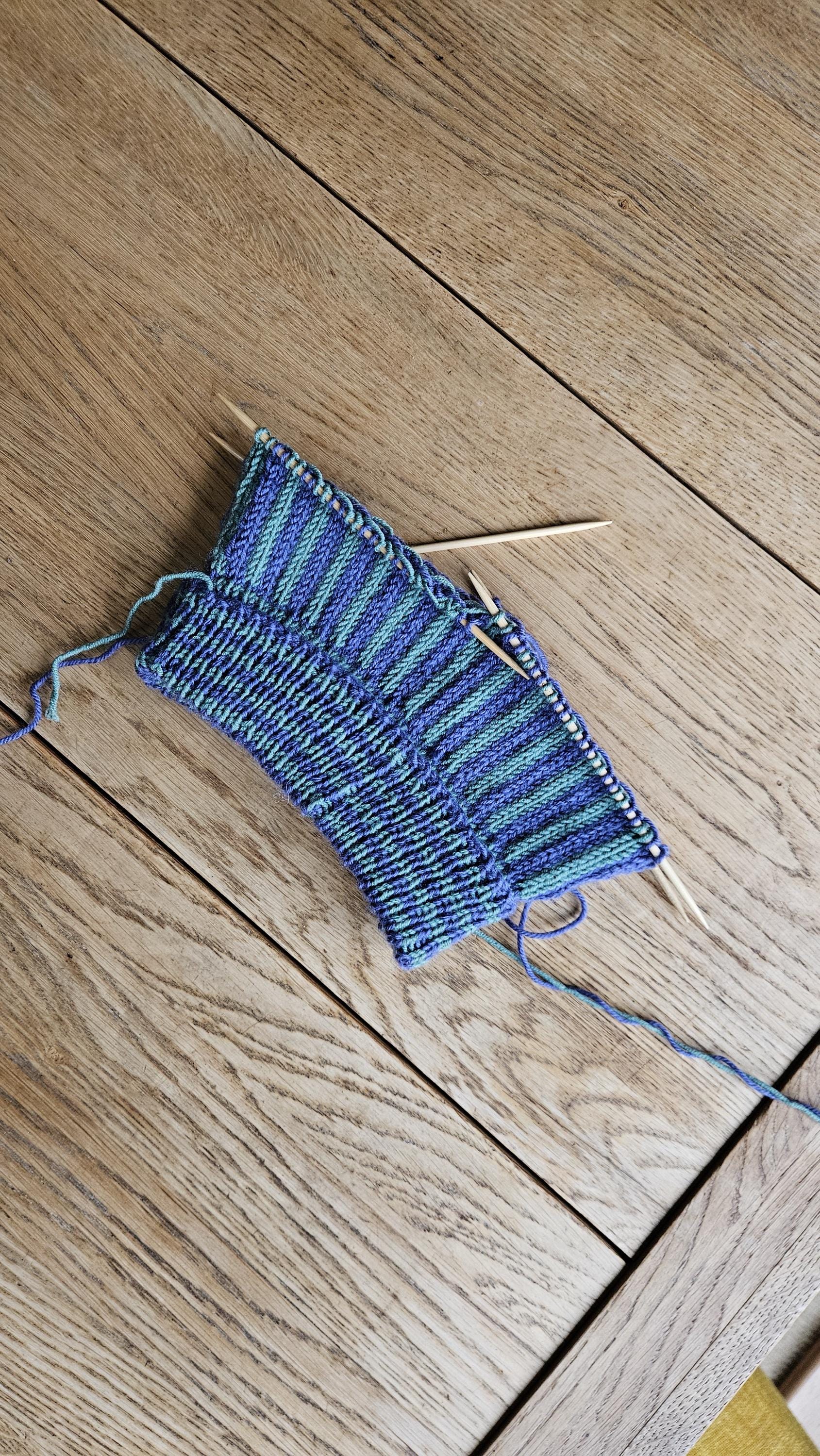 Knitting Pattern for a Two Way Striped Beanie - Toque - Newborn to ...