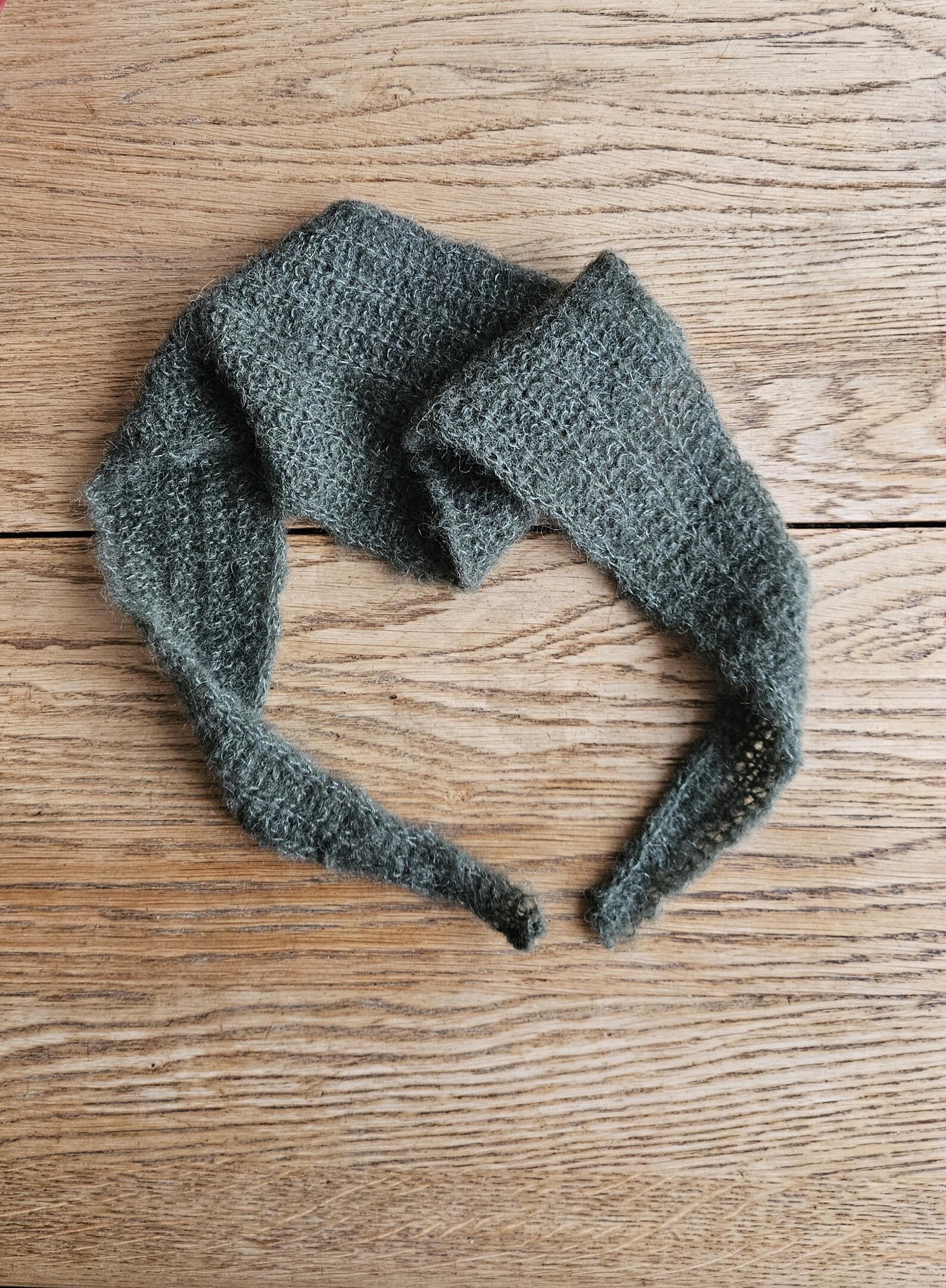 Knitting Pattern for Simple Slip Stitch Scarf - Neckerchief - Instant ...