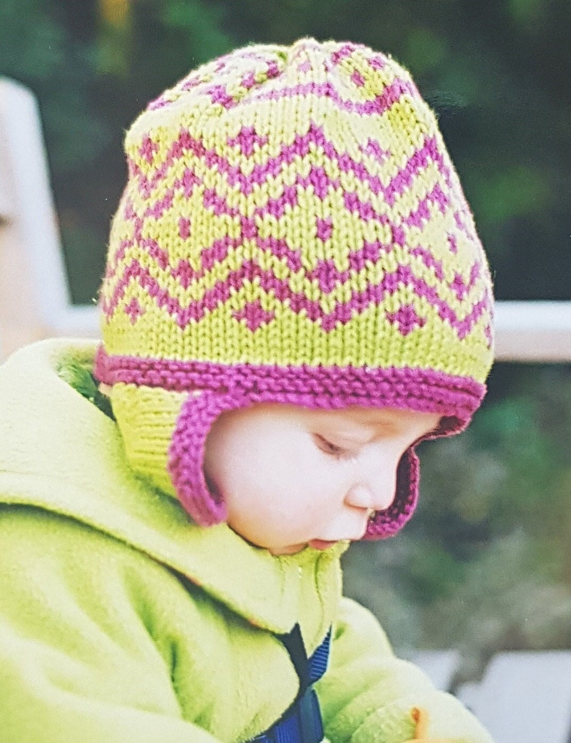 Baby/toddler's Nordic Earflap Hat PDF Knitting Pattern - Etsy