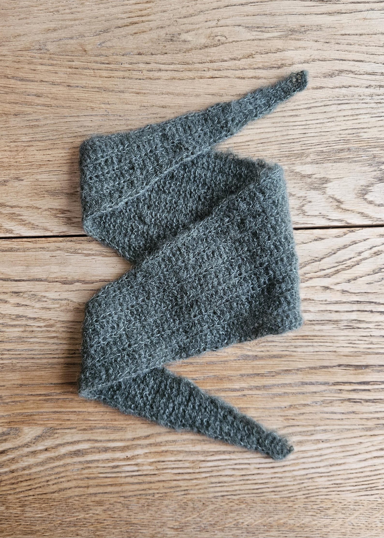 Knitting Pattern for Simple Slip Stitch Scarf - Neckerchief - Instant ...