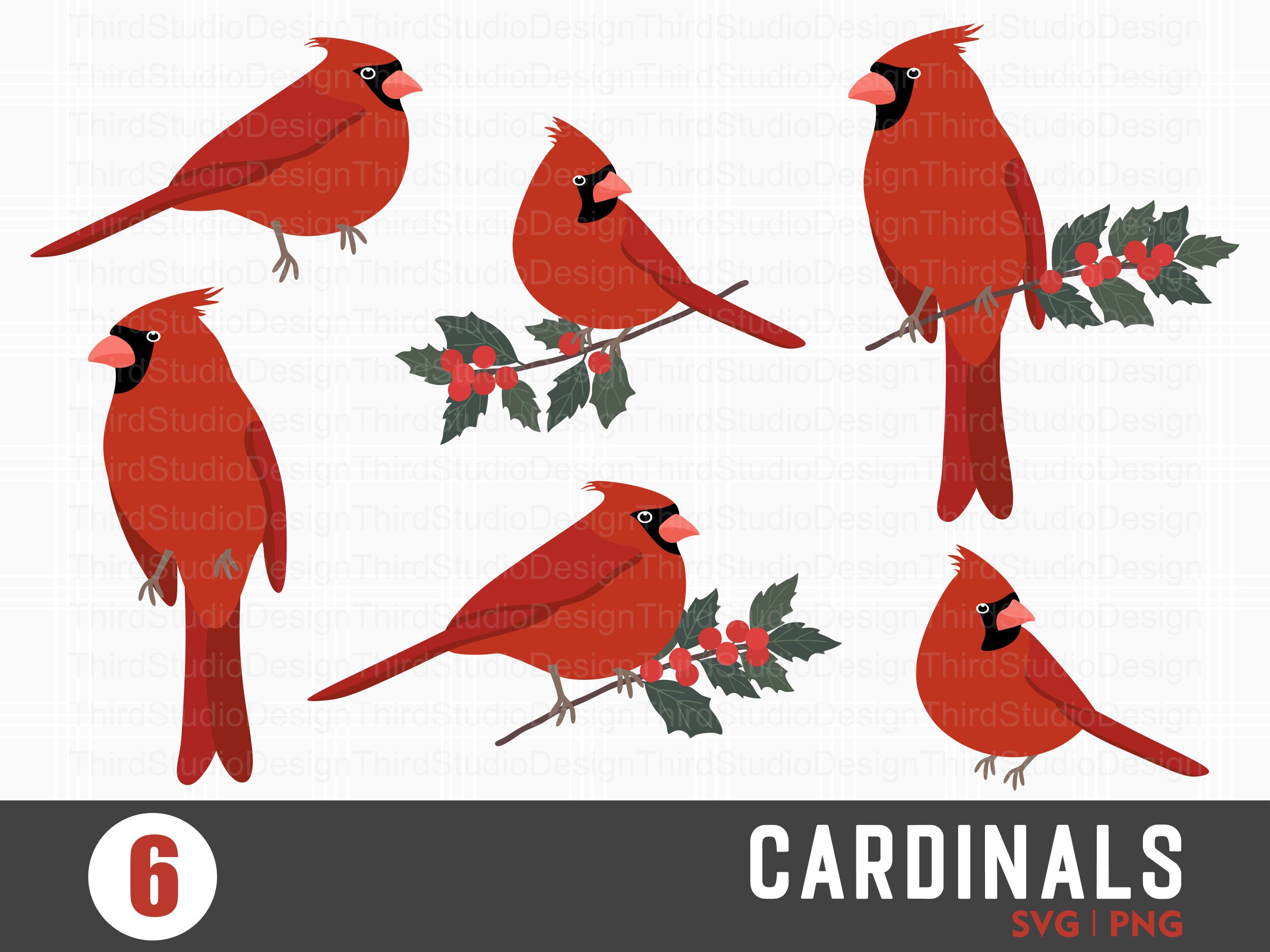 Cardinal Bird Svg Bundle Red Cardinal Svg Memorial Svg - Etsy