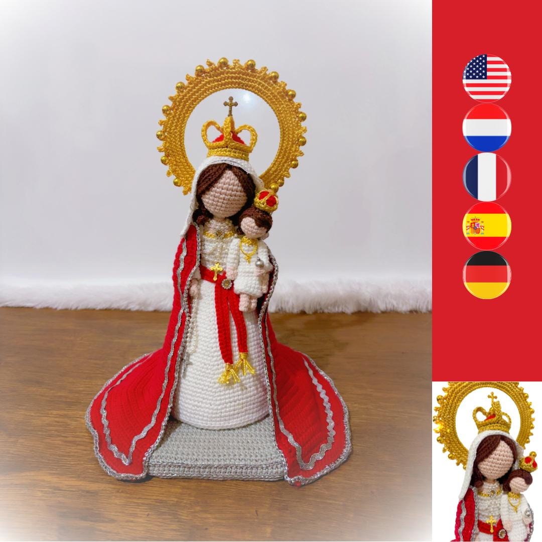 Our Lady of the Rosary Crochet Pattern - Virgin Mary Crochet Pattern ...