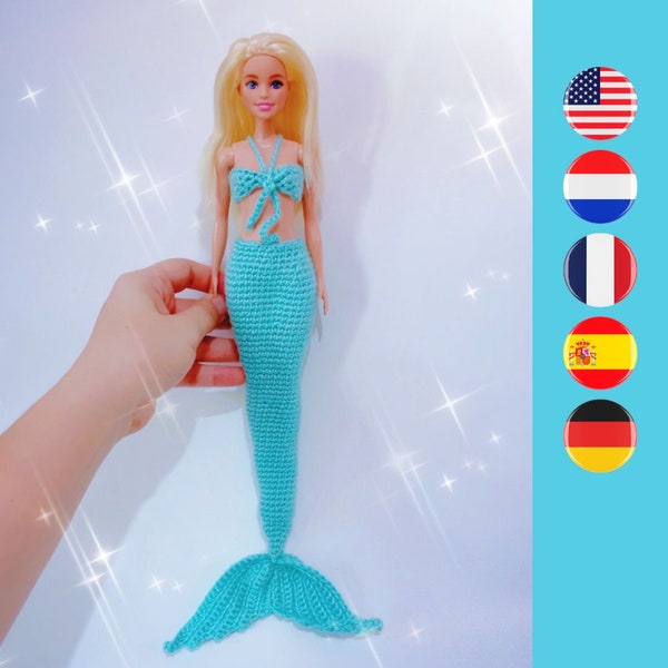 Barbie Mermaid Tail Crochet - Etsy