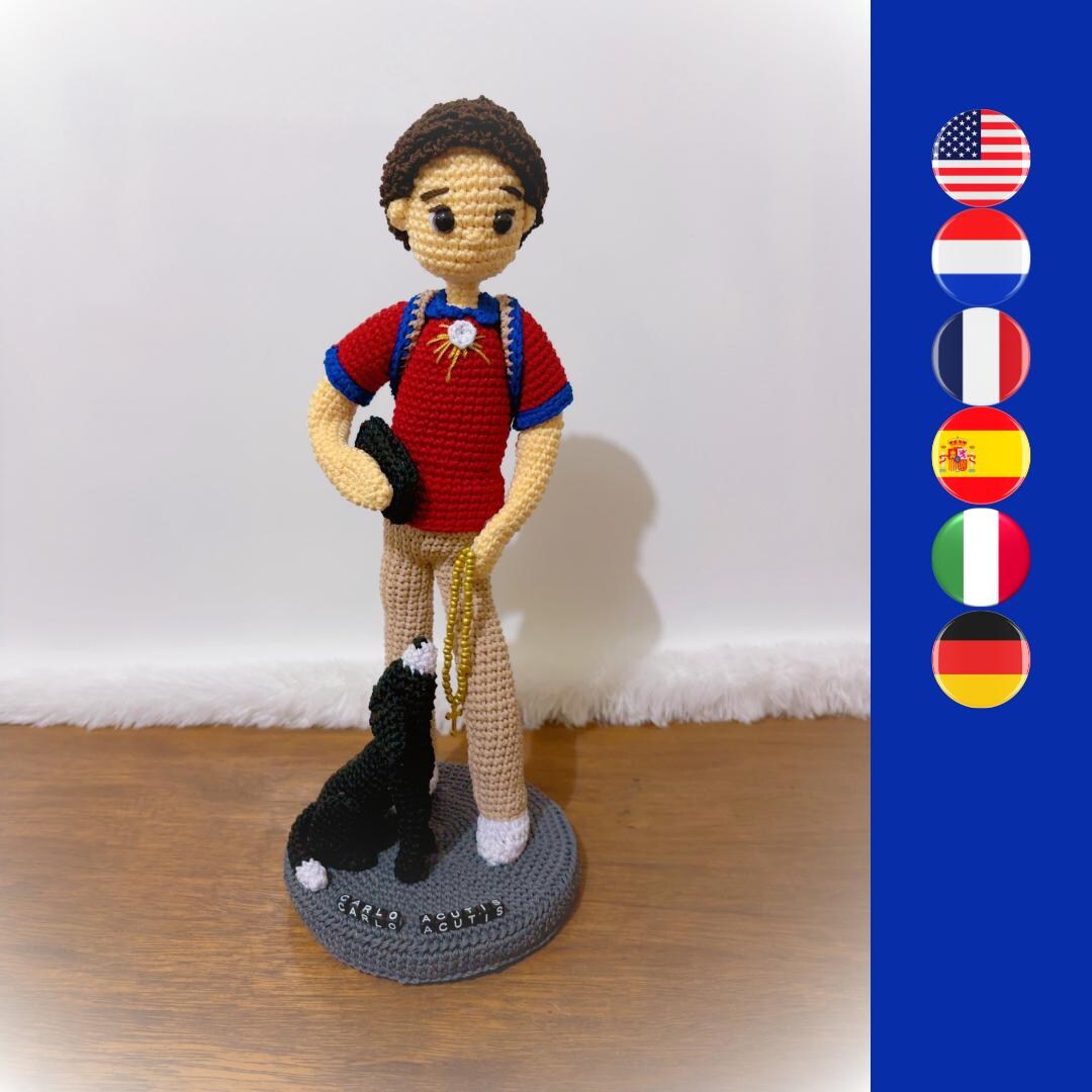 Carlo Acutis Digital Catholic Saint Crochet Pattern - Etsy