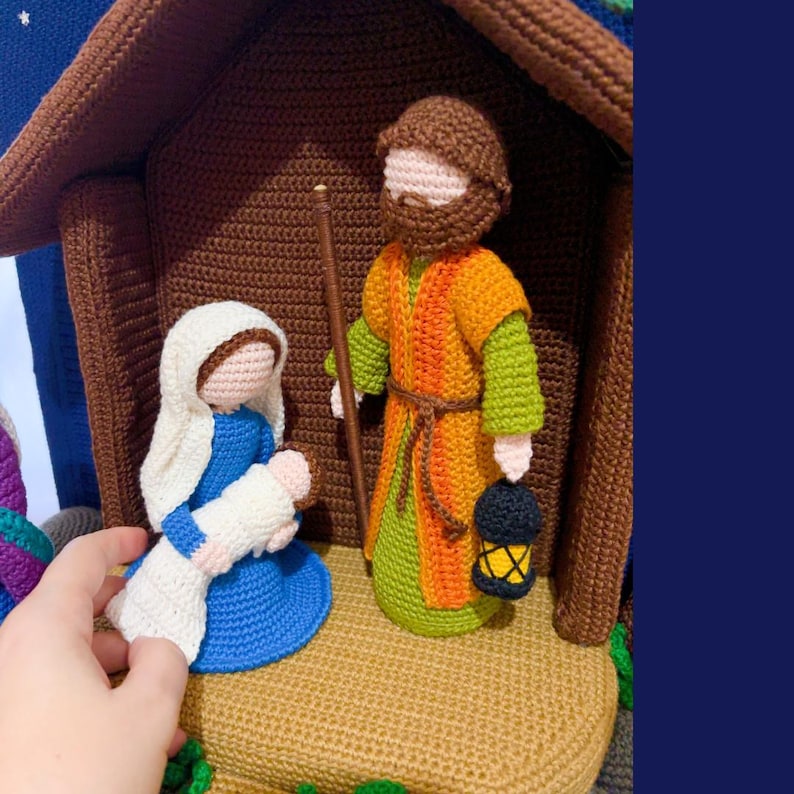 Noche Santa Nativity Set Digital Christmas Crochet Pattern - Etsy