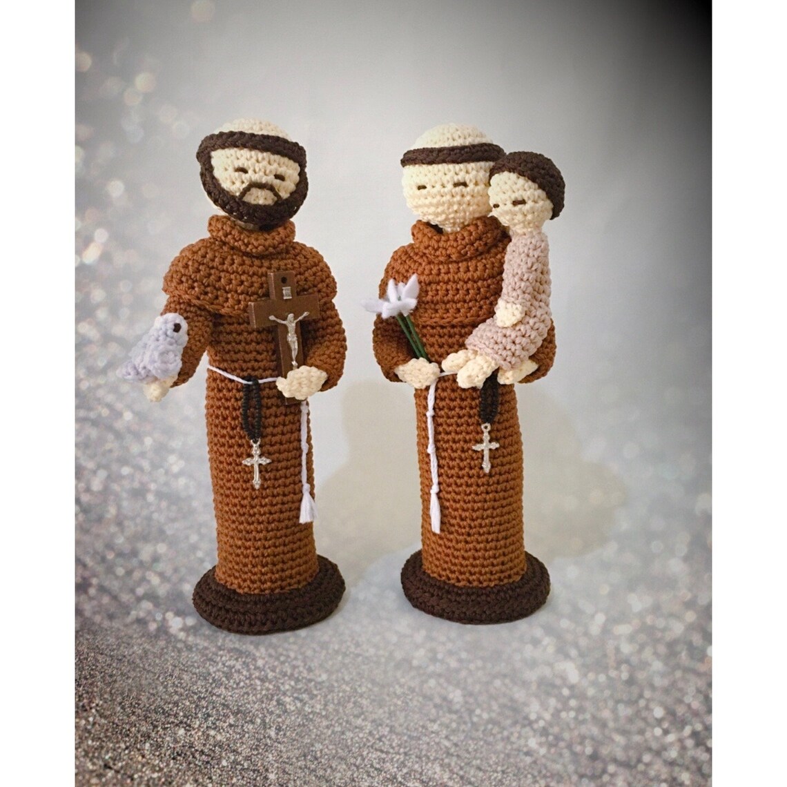 St Francis of Assisi & St Anthony of Padua Crochet Pattern - Etsy