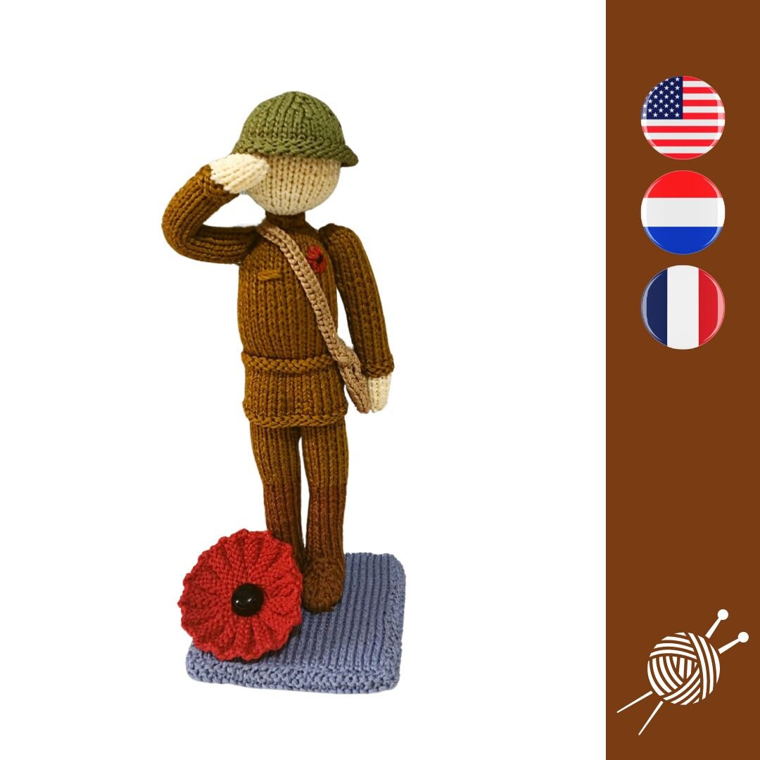 For Our Guardians Soldier KNITTING Pattern Army Memorial Knitting ...