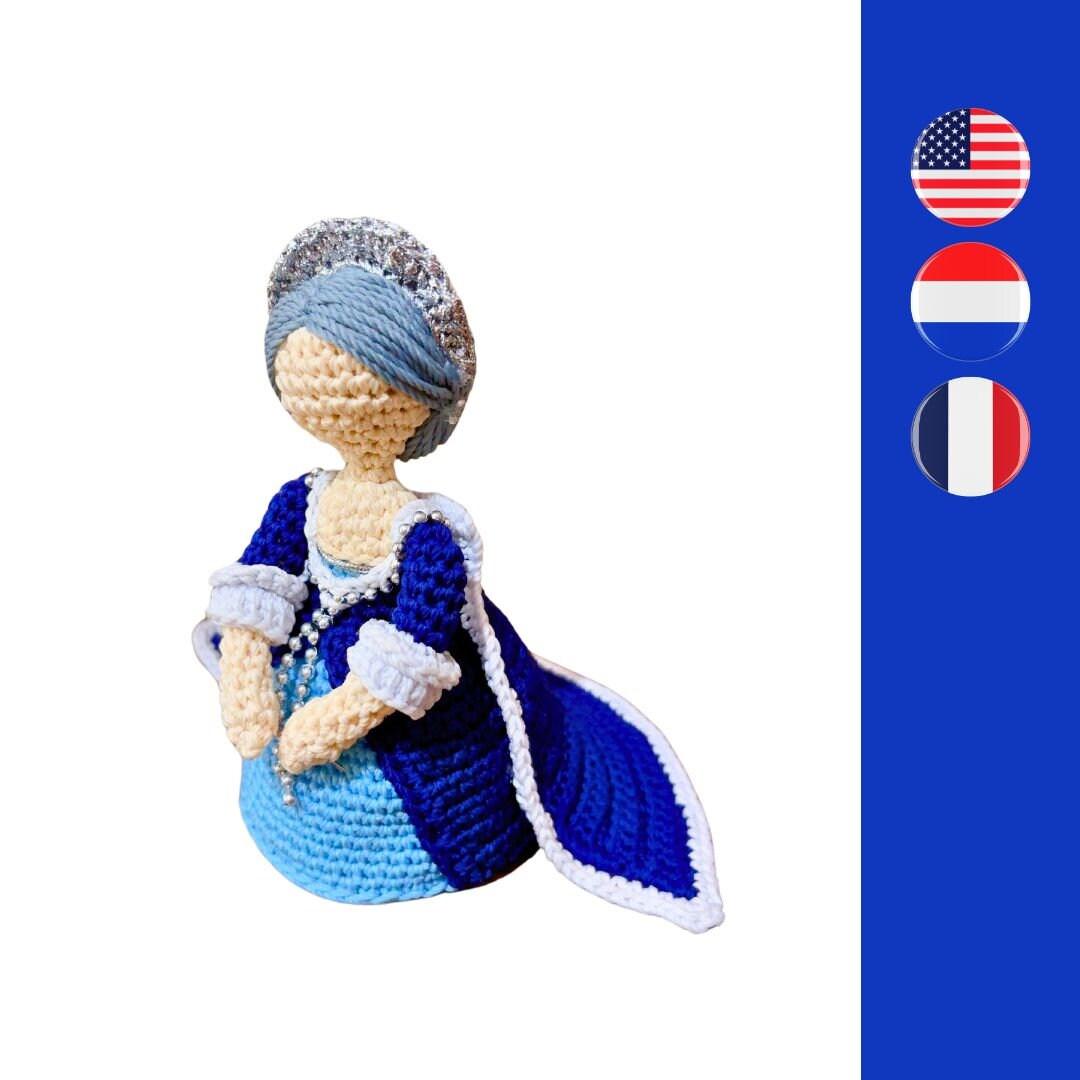 Queen Caroline Crochet Pattern Koningin Caroline Haakpatroon Modèle De ...