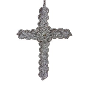 Virgin Mary Rosary Crochet Pattern Blessed Saint Mary Crochet Cross ...