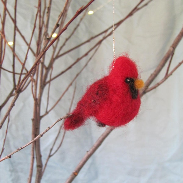 Needle Felt Cardinal - Etsy