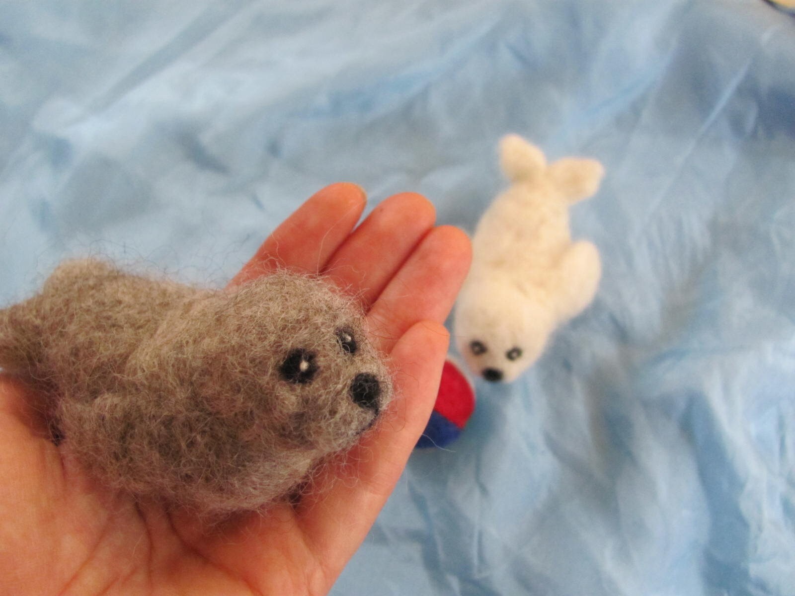 Needle Felted Seal - Etsy