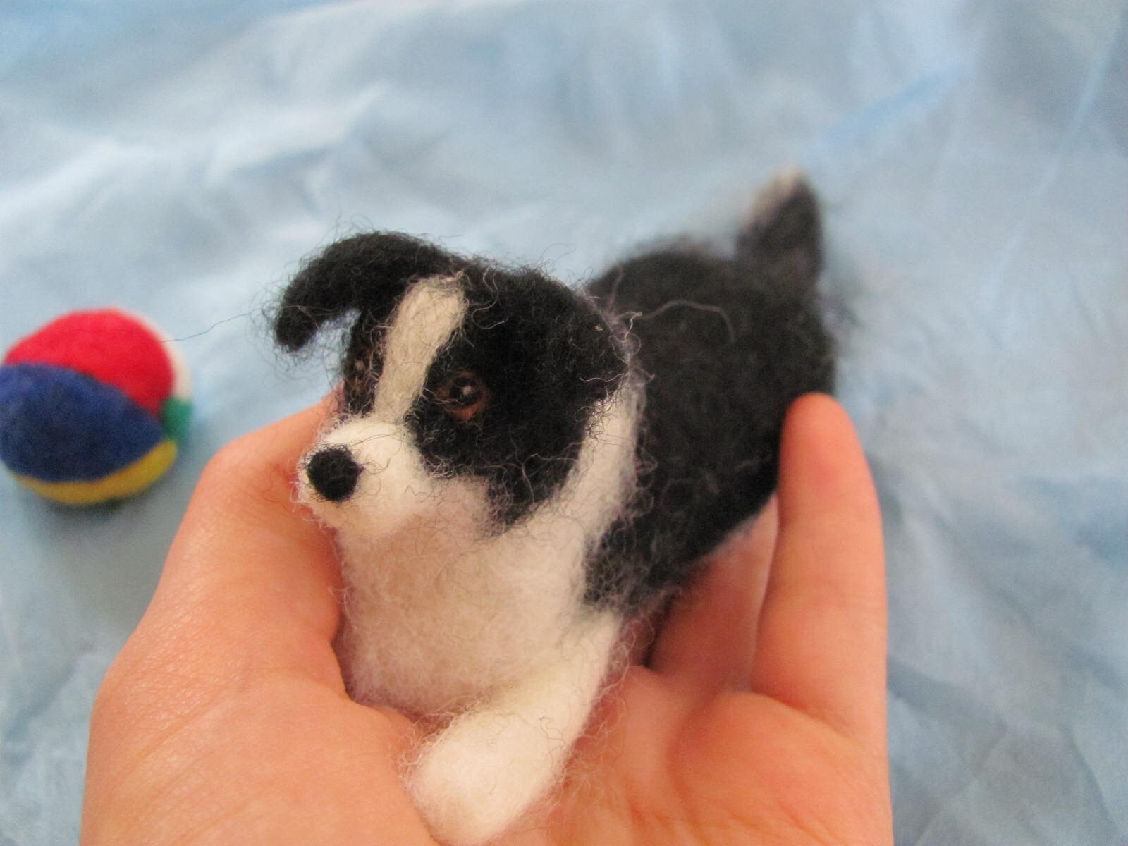 Needle Felted Border Collie - Etsy Canada