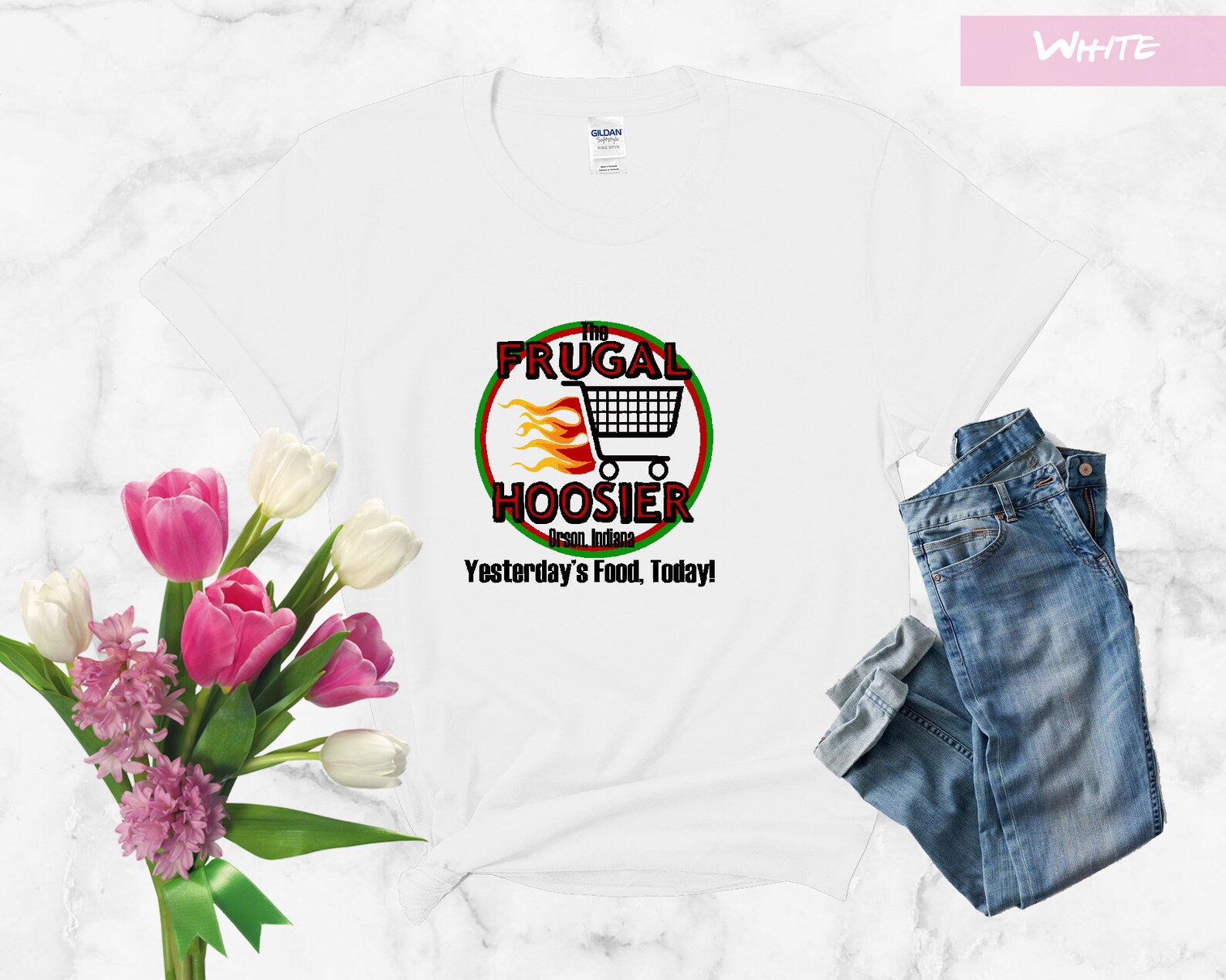 Frugal Hoosier Orson Indiana Shirt Yesterday's Food | Etsy